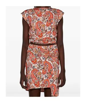 Rabanne Haut Paisley Printed Blouse