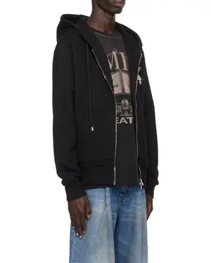 Amiri Zip-up Drawstring Hoodie