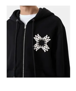 Amiri Zip-up Drawstring Hoodie