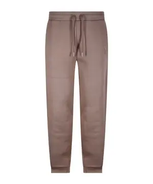 AMI Paris Logo Embossed Drawstring Track Pants - Gray