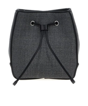 Brunello Cucinelli Monile Drawstring Bucket Bag