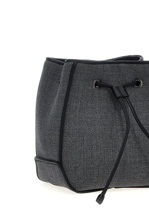 Brunello Cucinelli Monile Drawstring Bucket Bag