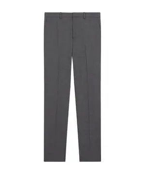 Theory Regular Fit Straight Leg Pants - Black