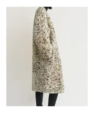 TOTEME Stracciatella Shearling Coat