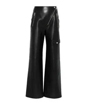 Nanushka Leather Trousers - Black
