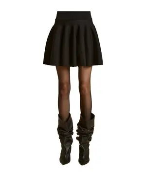 Khaite The Ulli Knitted Miniskirt