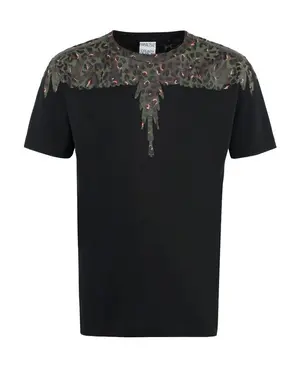 MARCELO BURLON COUNTY OF MILAN Animalier Wings Logo T-shirt - Black
