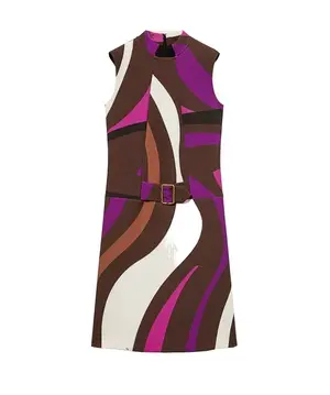 Emilio Pucci Marmo-print Mini Dress