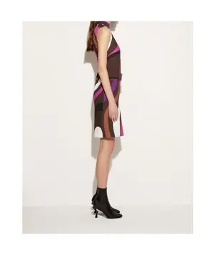 Emilio Pucci Marmo-print Sleeveless Mini Dress