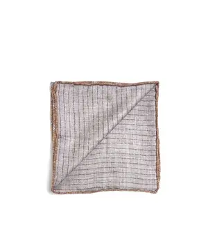 Brunello Cucinelli Geometric-printed Finished Edge Pocket Square