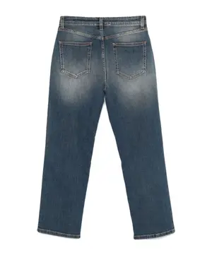 Fabiana Filippi Flared Jeans In Washed Denim
