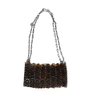 Rabanne 1969 Nano Tortoise Bag - Black