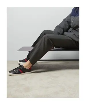 Gucci Twill Web Detailed Trousers