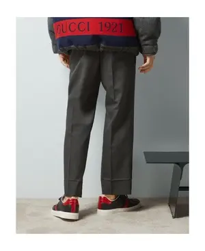 Gucci Twill Web Detailed Trousers