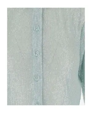 ROTATE BY BIRGER CHRISTENSEN Sequin-trimmed Button-down Shirt