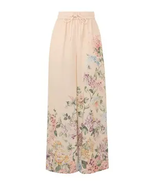 Zimmermann Halliday Relaxed Pants - Nude