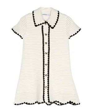 SELF-PORTRAIT Crochet Mini Dress