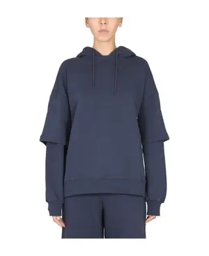 ROTATE BY BIRGER CHRISTENSEN Laminated Hooded Sweaters