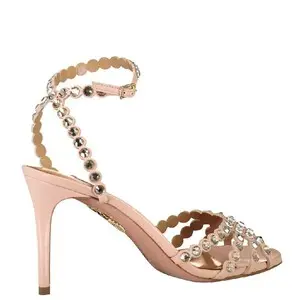AQUAZZURA Agave-colored Leather Sandals
