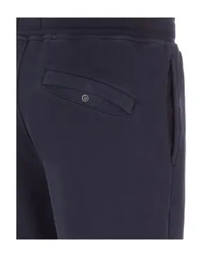 Stone Island Compass Logo-patch Cotton Track Shorts