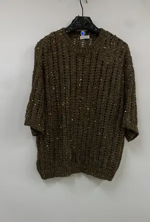 Brunello Cucinelli Short-sleeved Crewneck Knitted Jumper