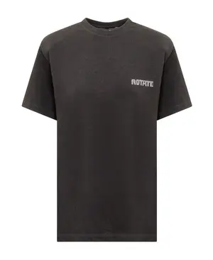 ROTATE BY BIRGER CHRISTENSEN Logo Print Organic Cotton T-shirt