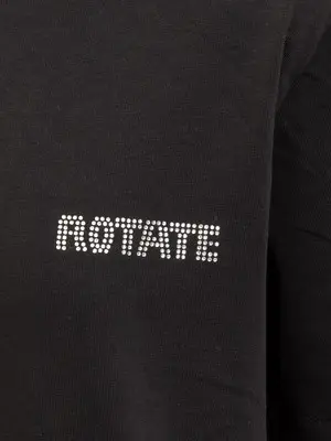 ROTATE BY BIRGER CHRISTENSEN Logo Print Organic Cotton T-shirt