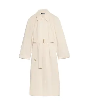 Jacquemus Le Trench Bari Belted Coat - Nude