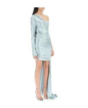 Off-White Asymmetric One-sleeved Dress
