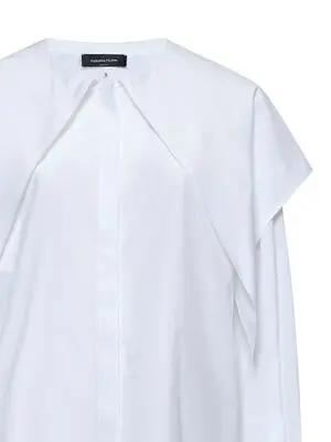 Fabiana Filippi Long Sleeve Oversized Collar Shirt
