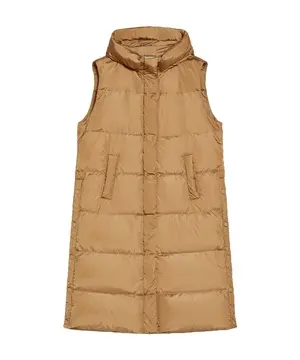 Max Mara Taffeta Vest - Camel