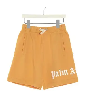 Palm Angels Logo-print Drawstring Shorts - Yellow
