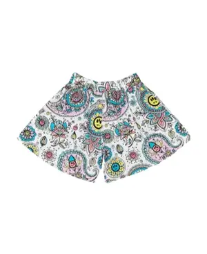 BARROW Paisley-print Elasticated Shorts - Gray