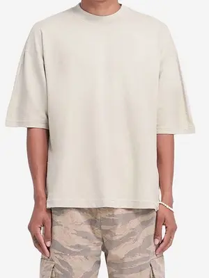 REPRESENT Seam-detail T-shirt - Oat