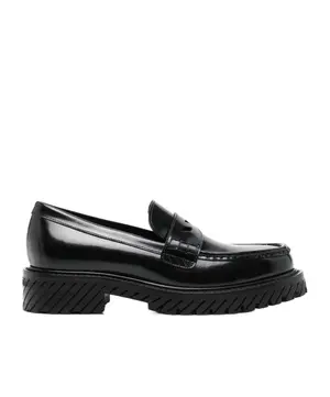 Off-White Slip-on Loafers - Black