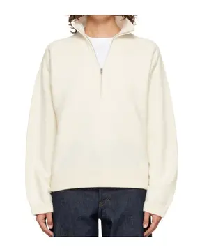 Loulou De Saison Dries Zipped Jumper - Ivory