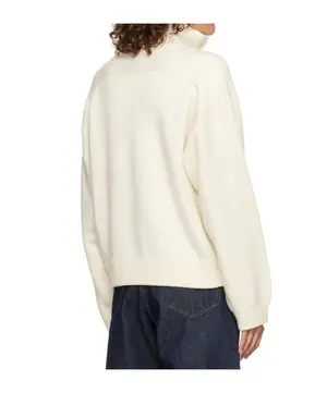 Loulou De Saison Dries Zipped Jumper - Ivory