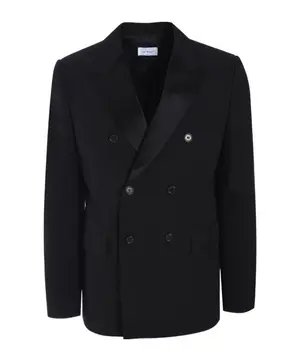 Off-White Double-breasted Blazer - Black