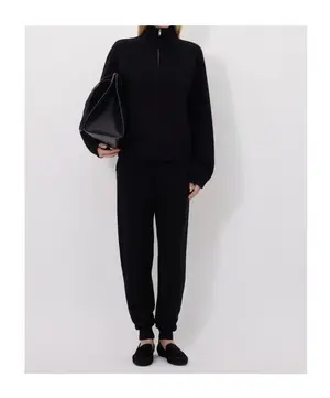 Loulou De Saison Dries Zip-front Sweater - Black