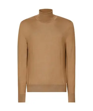 Dolce & Gabbana Dolce Gabbana Turtle-neck Jumper - Brown