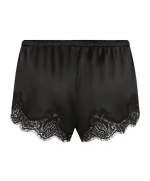 Dolce & Gabbana Lace-detailing Satin-finish Briefs