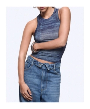 Liu Jo Denim-finish Top