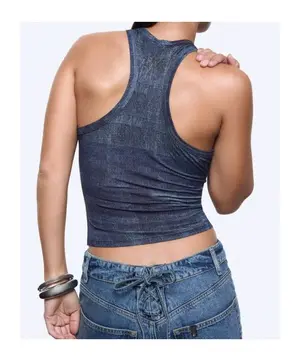 Liu Jo Denim-finish Top