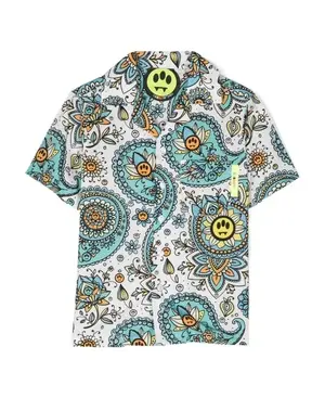 BARROW Paisley-print Short-sleeved Shirt - Multicolor