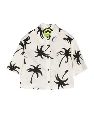 BARROW Chest Logo-print Shirt - White