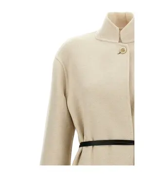 Fabiana Filippi Single-breasted Belted Coat