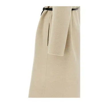 Fabiana Filippi Single-breasted Belted Coat
