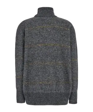 Brunello Cucinelli Oversized Turtleneck Knitted Jumper