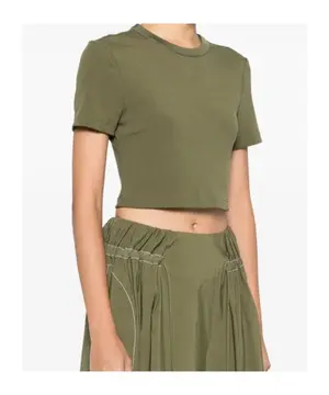 Simkhai Cinta Ribbed Cropped Top