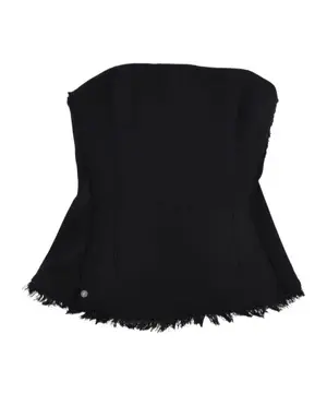Simkhai Theodora Fringed Top - Black